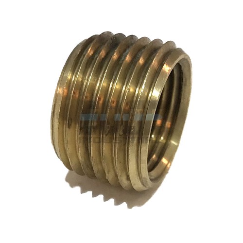 BRASS FACE BUSHING REDUCING NPT THREADS PIPE FITTING 1/2 MALE X 3/8 ...