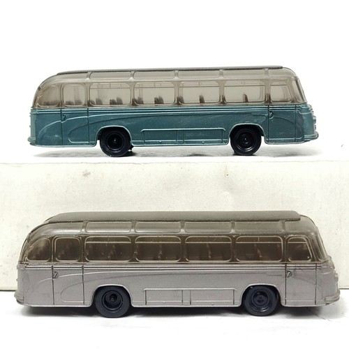 4x VINTAGE Hammer MAN, Bussing No 1, No 2 Plastic Coach Bus W. Germany ...
