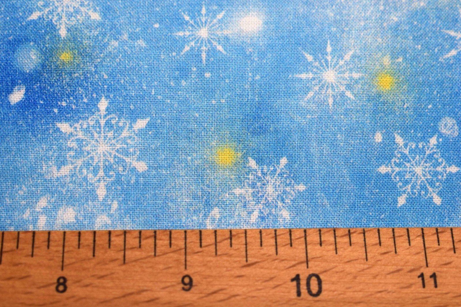 Light Blue snowflake fabric, woodland Cuties, Christmas Quilting fabric ...