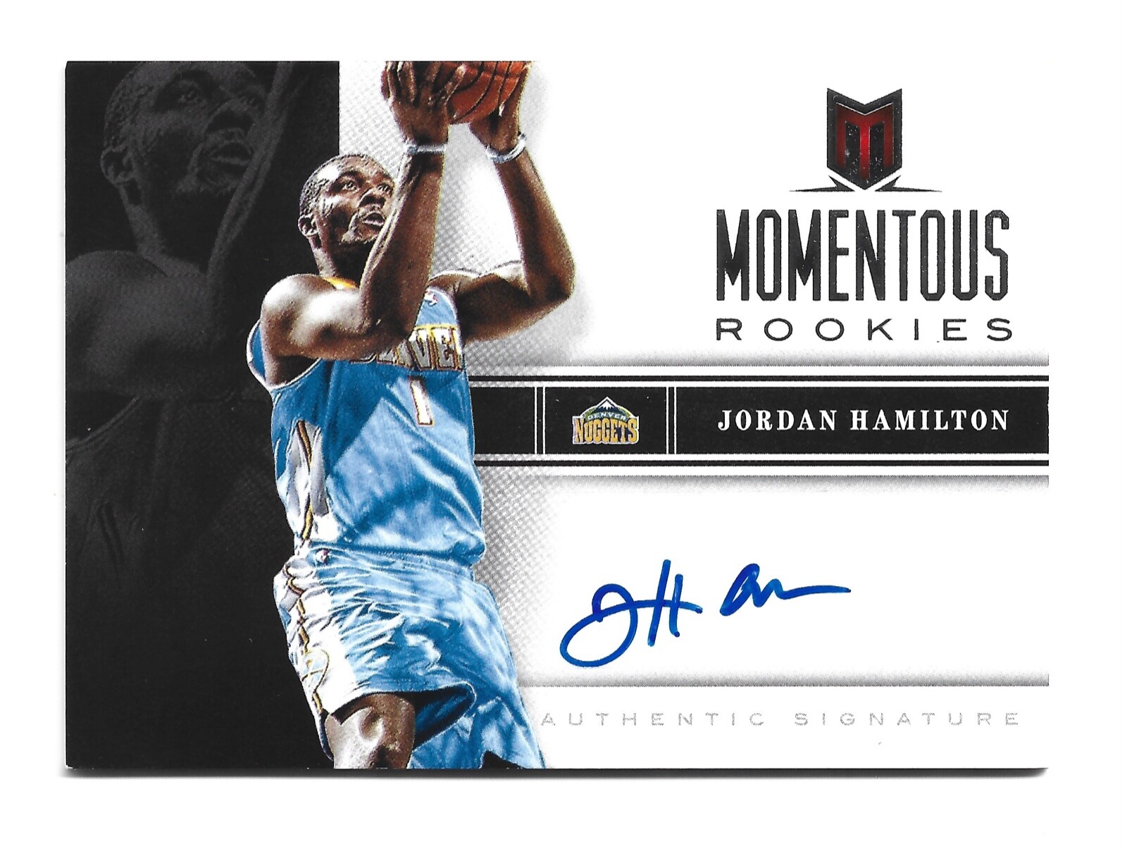 2012-13 Panini Momentum - Momentous Rookies Autographs Jordan Hamilton ...