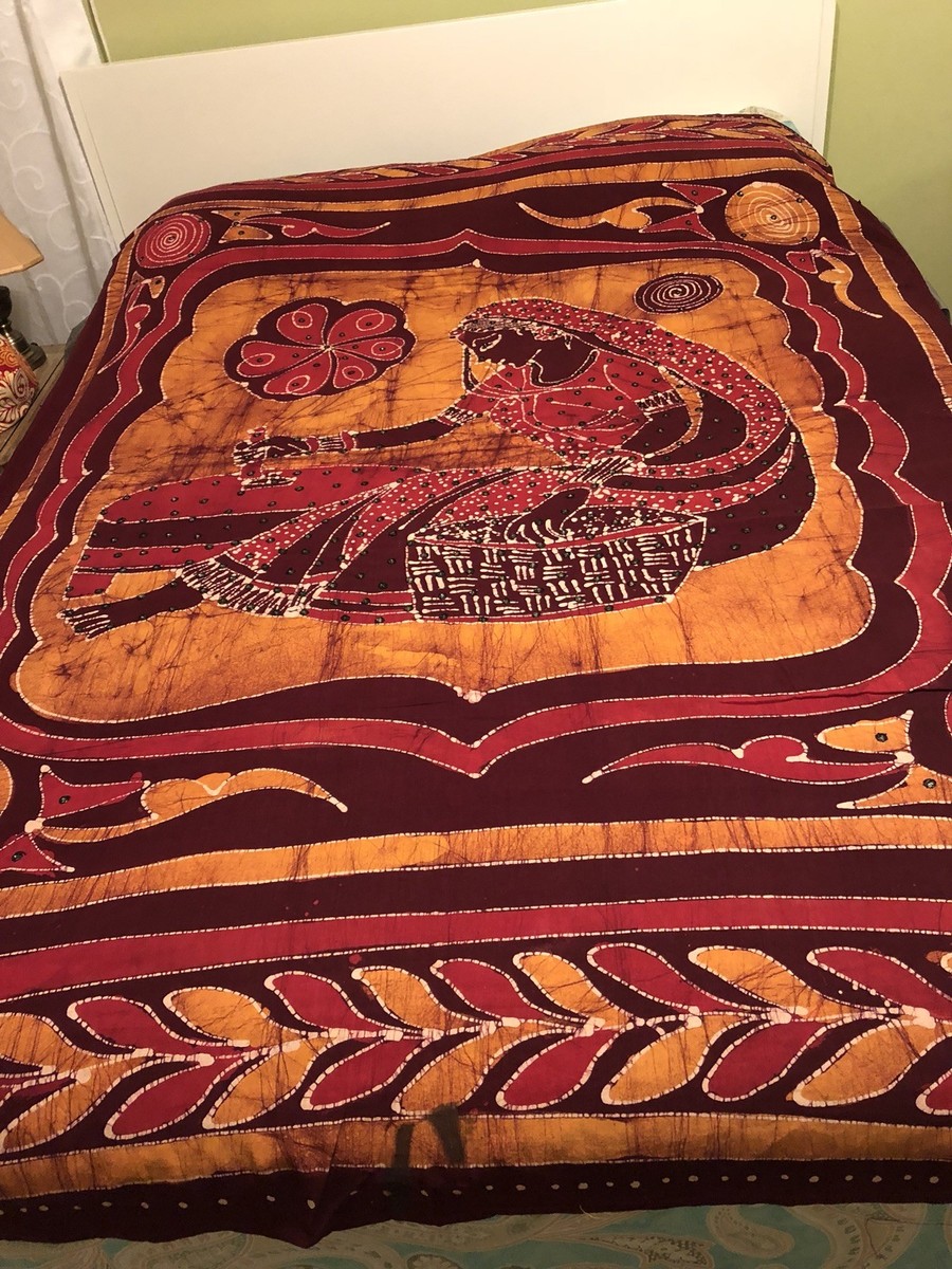 Indian Batik Indian Batik Saree The Blissburry