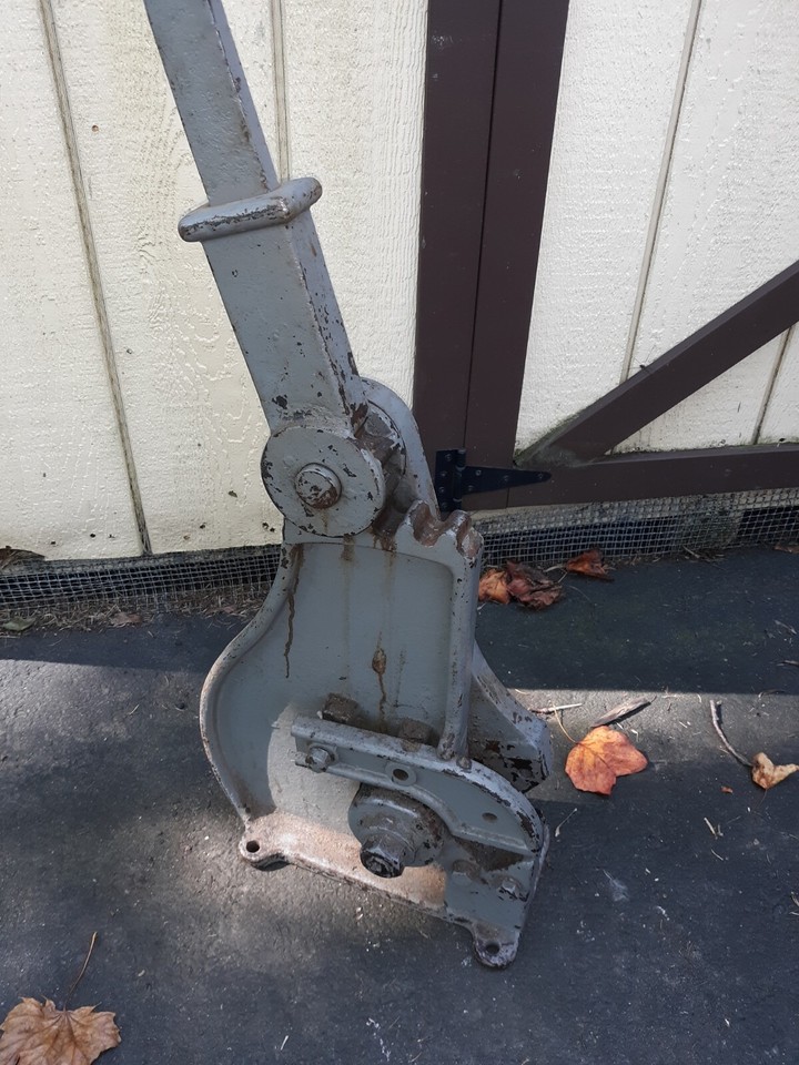 Old Or Antique Industrial Steel Shear Machine Tool New York | eBay
