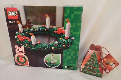 New Unused LEGO 40426 Christmas Wreath 854050 Snowman Reindeer sets | eBay