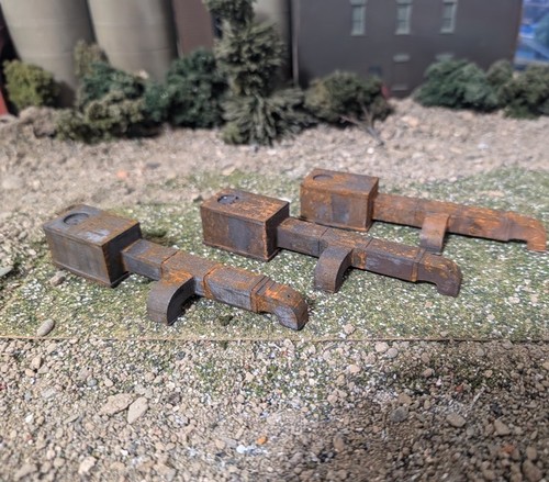 Custom Built 1/87 HO Scale Set of 3 Large Rusty Rooftop Ductwork ...