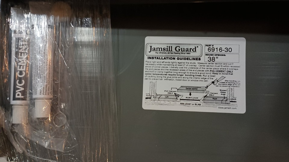 Jamsill Guard Adjustable Waterproof Sill Pan Flashing For Doors And ...