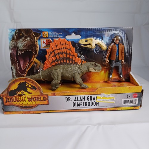 Jurassic World Dominion Dr Alan Grant & Dimetrodon Action Figure NEW | eBay