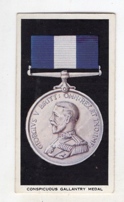 Phillips Medal Card. British Orders Chivalry & Valour. Conspicuous ...