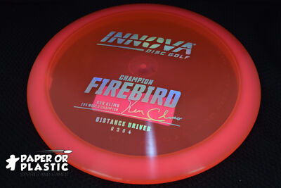 Innova Champion FIREBIRD Disc Golf 175 G Distance Driver Pink NEW Foil ...