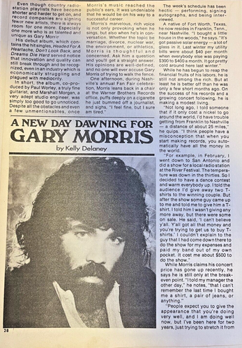 1983 Country Western Singer Gary Morris | eBay