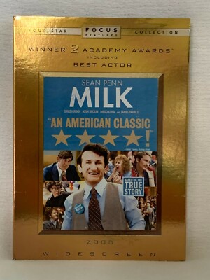 Milk (DVD, 2008, Widescreen, Focus Features Four-Star Collection ...