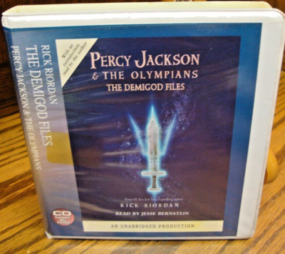AUDIOBOOK CD- PERCY JACKSON & The Olympians The Demigod Files RICK ...