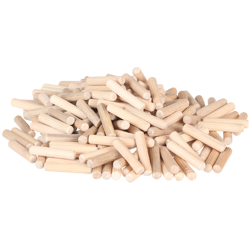 HARDWOOD DOWELS 6mm 8mm 10mm FURNITURE WOODEN Beechwood Chamfered ...