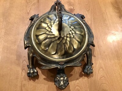 VINTAGE BRONZE BRASS COLORED BRADLEY HUBBARD TURTLE DRAGON TOBACCO ...