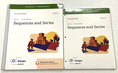 Amplify Math Algebra 2 Unit 1 Sequences & Series Experience Kit Teacher ...