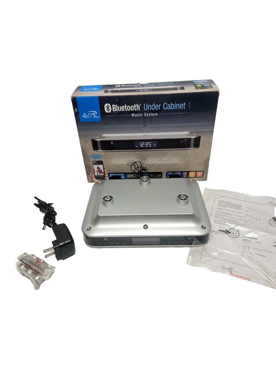 Under Cabinet Fm Radio Kitchen Counter Bluetooth Ilive GE SPACEMAKER