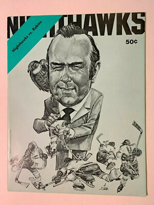1975 (11/7) New Haven Nighthawks vs Richmond Robins AHL Hockey Program ...