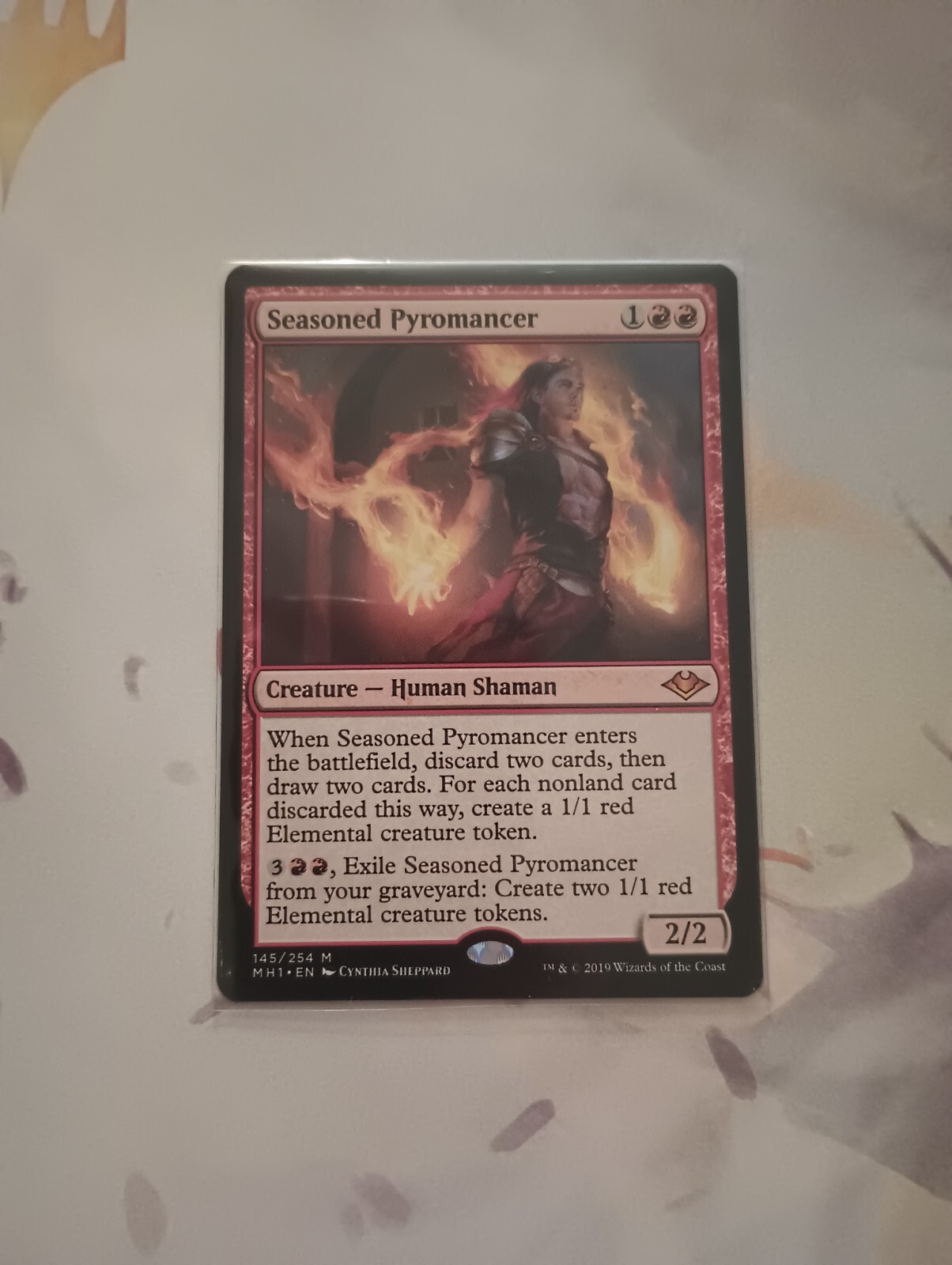 MTG+Seasoned+Pyromancer+Modern+Horizons+145%2F254+Regular+Mythic for ...