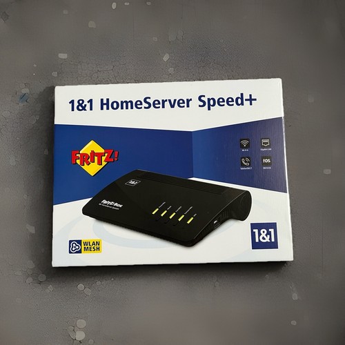 1&1 HomeServer Speed+ FRITZ!Box 7590 AX v2 WLAN Router Wi-Fi 6 NEU und ...