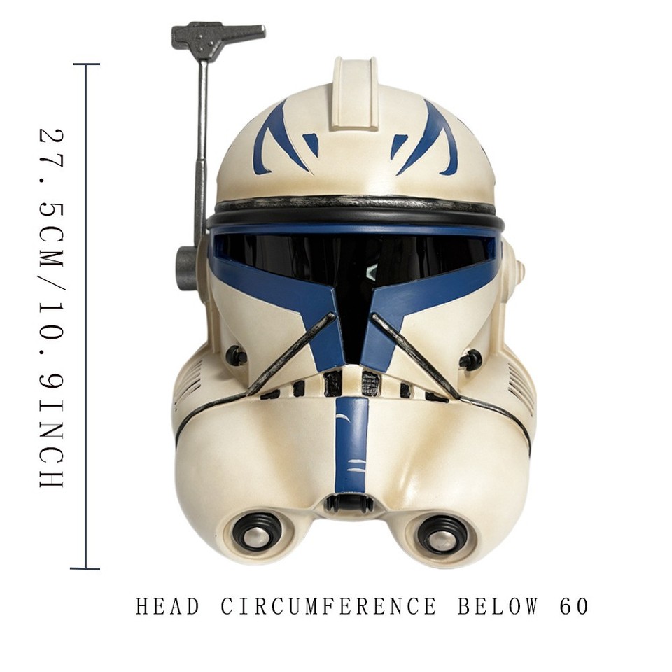 Cosplay Star Wars The Clone Wars Captain Rex Helmet Halloween Full Head ...