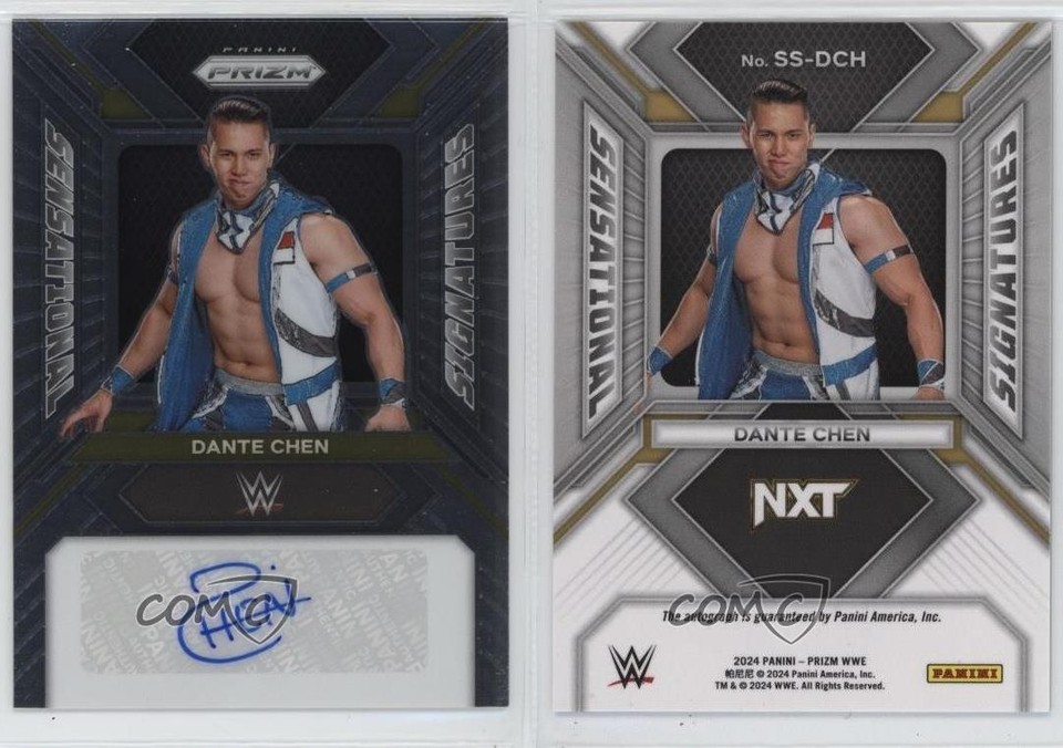 2024 Panini Prizm WWE Sensational Signatures Dante Chen #SS-DCH Auto ...