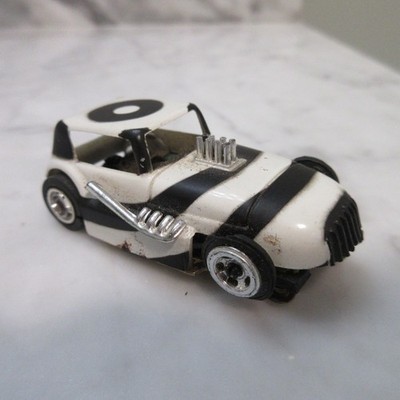 AS IS Tyco Pro Super Modified Hot Rod Wagon Truck White/Black Slot Car ...