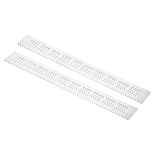 Rectangle Ventilation Grille(400x50mm)2Pcs,for Wardrobe Cabinets ...