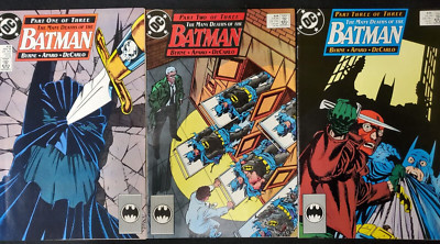 BATMAN #433 434 435 The Many Deaths of the Batman Parts 1, 2, & 3 DC VF ...