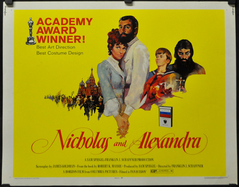 Nicholas Und Alexandra 1971 Original 22X28 "AA" Filmplakat Michael ...