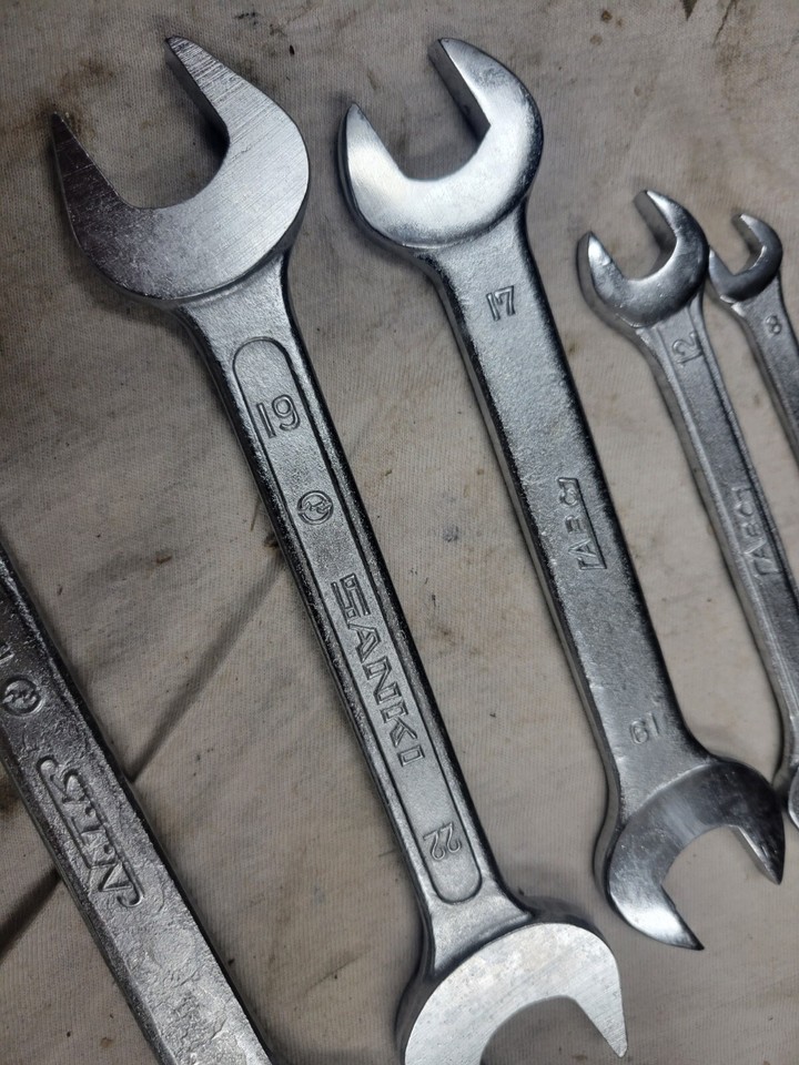 Asian japanese motorcycle car repair trunk tool kit a.b.c sanki n.t.k ...