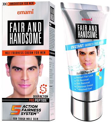 Emami Fair and Handsome Fairness Cream 60g + Fairness Face Wash 50 g ...