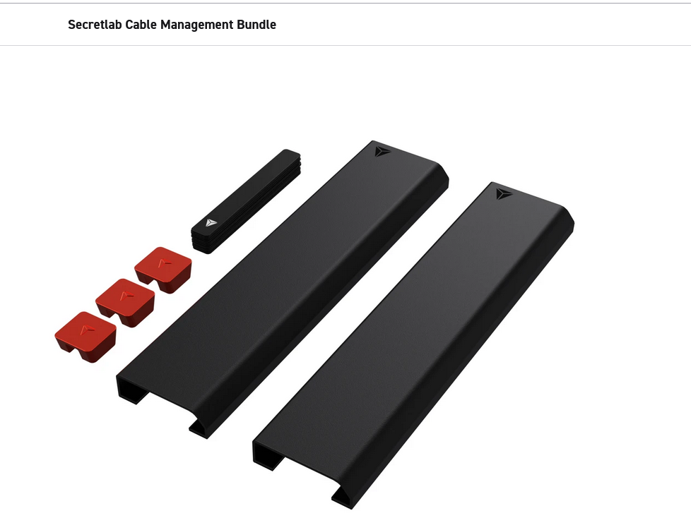Secret Lab Cable Management Bundle For Magnus Desk standing desk (Open ...