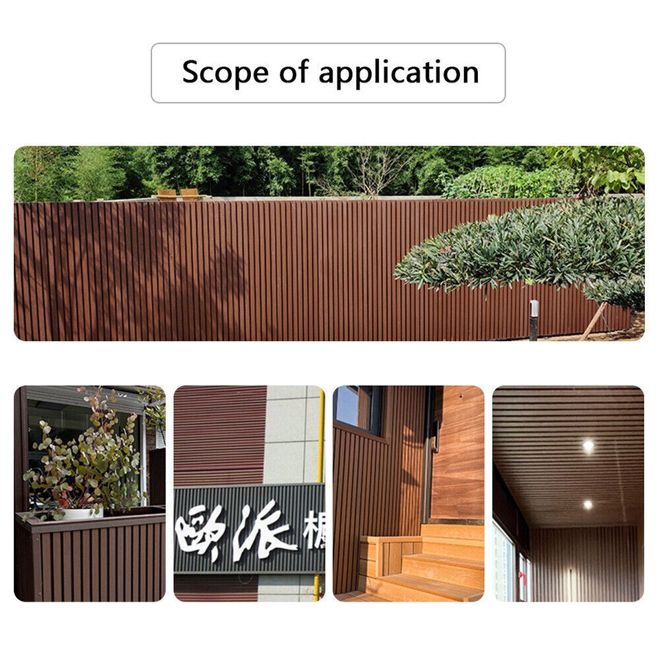 Composite Plastic Fence Panels Durable Fence Panels Fencing Boards ...