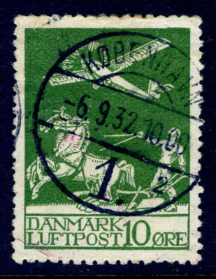 Denmark Airmail stamp Scott C1 Used | eBay