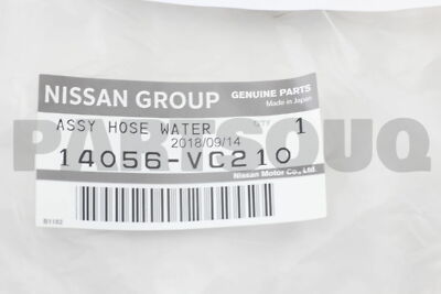 14056VC210 Genuine Nissan HOSE-WATER 14056-VC210 | eBay