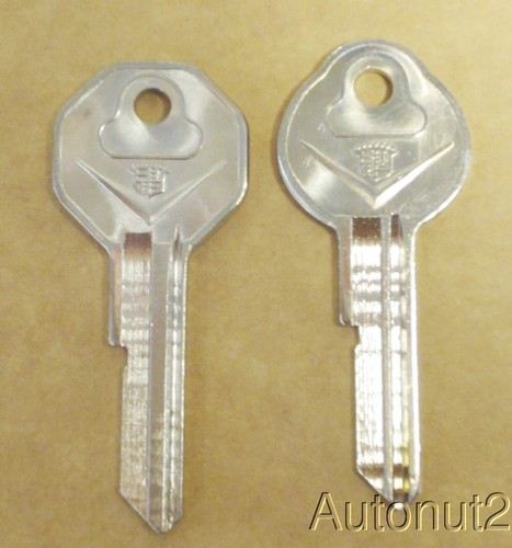 1967 CADILLAC Key Blanks 2 key set NOS original 1966 | eBay