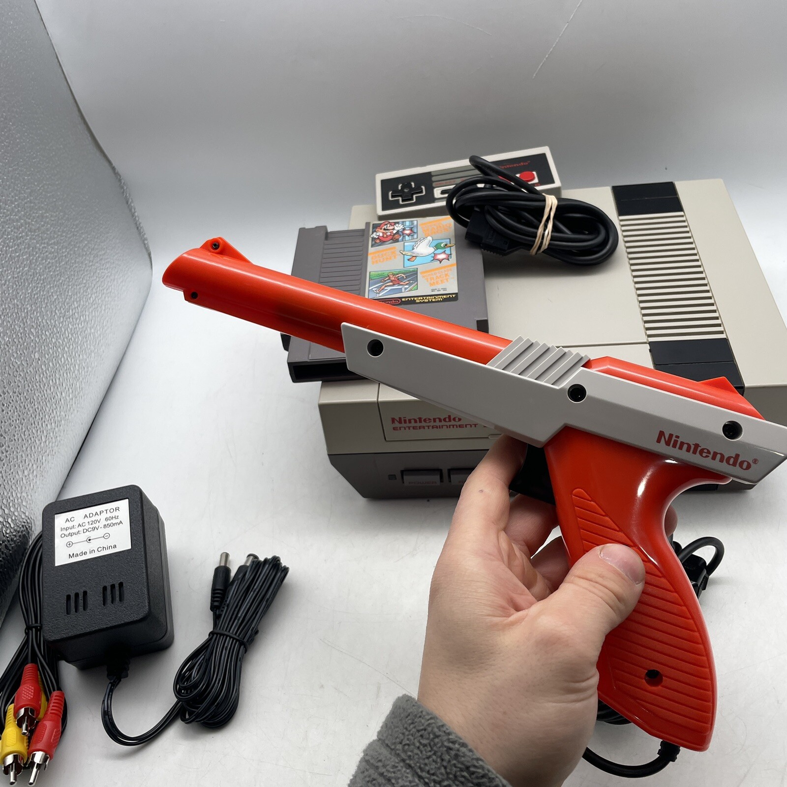 Original Nintendo NES Console Mario/Duck Hunt Bundle NEW 72 PIN | eBay