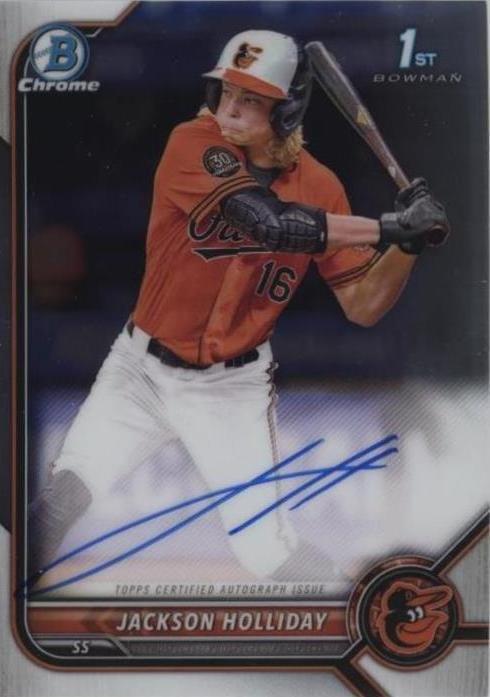 2022 Bowman Draft - Jackson Holliday #CDA-JH for sale | eBay