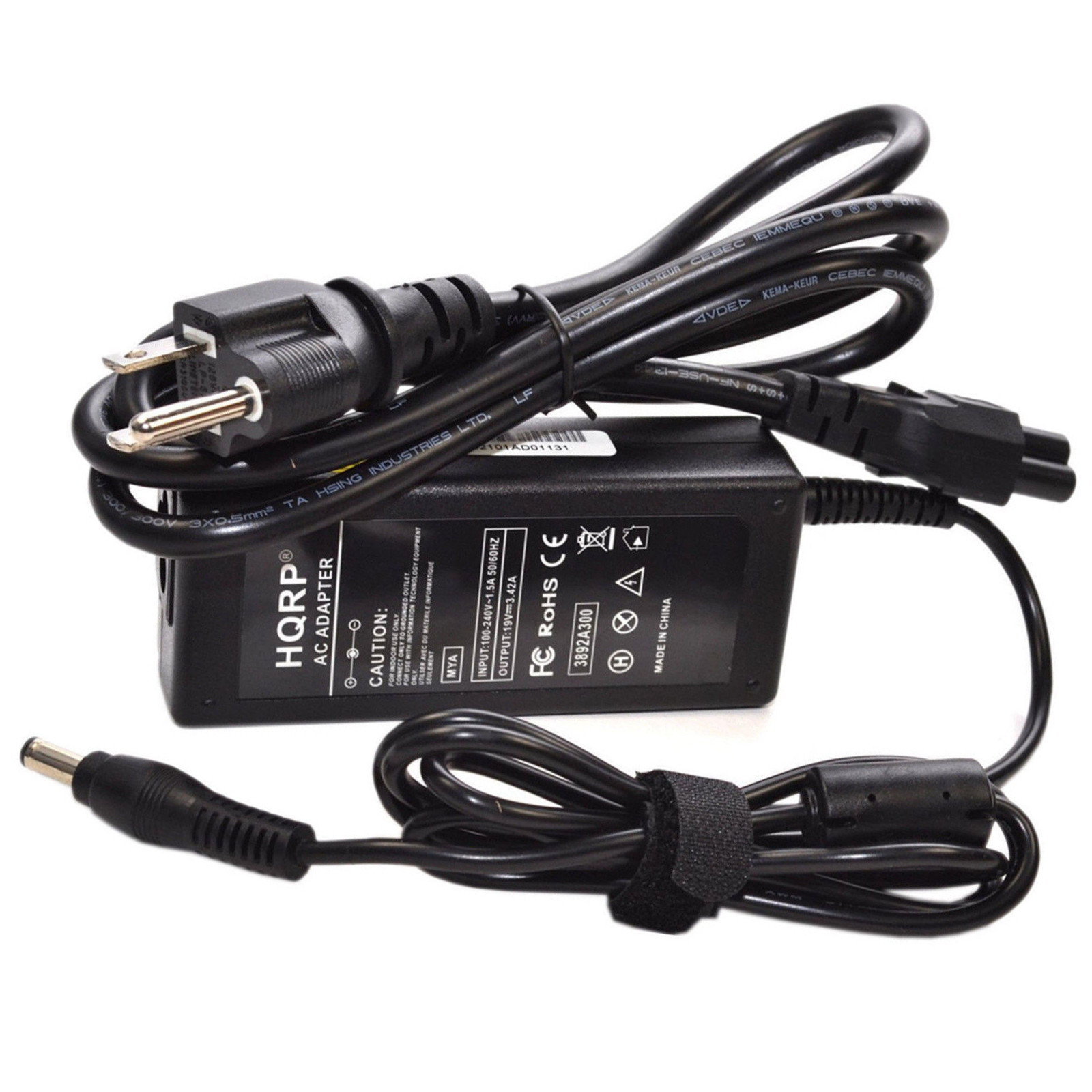 65W AC Adapter Power Supply Cord for ByteSpeed 3rd Generation NUC Micro ...