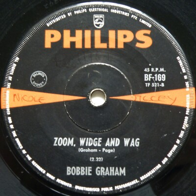 1964 BOBBY BOBBIE GRAHAM & JIMMY PAGE (LED ZEPPELIN) *ZOOM, WIDGE & WAG ...