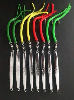 8 New A-27 Ava Diamond Jigs 3 oz-Jigging-Casting-Bluefish- Stripers | eBay