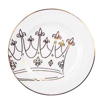 Golden Crown Plate Set of 4 | eBay