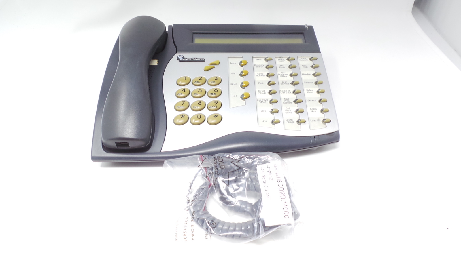 Tadiran 280D Flexset Telephones 72440162400 28 Button Set Grey | eBay