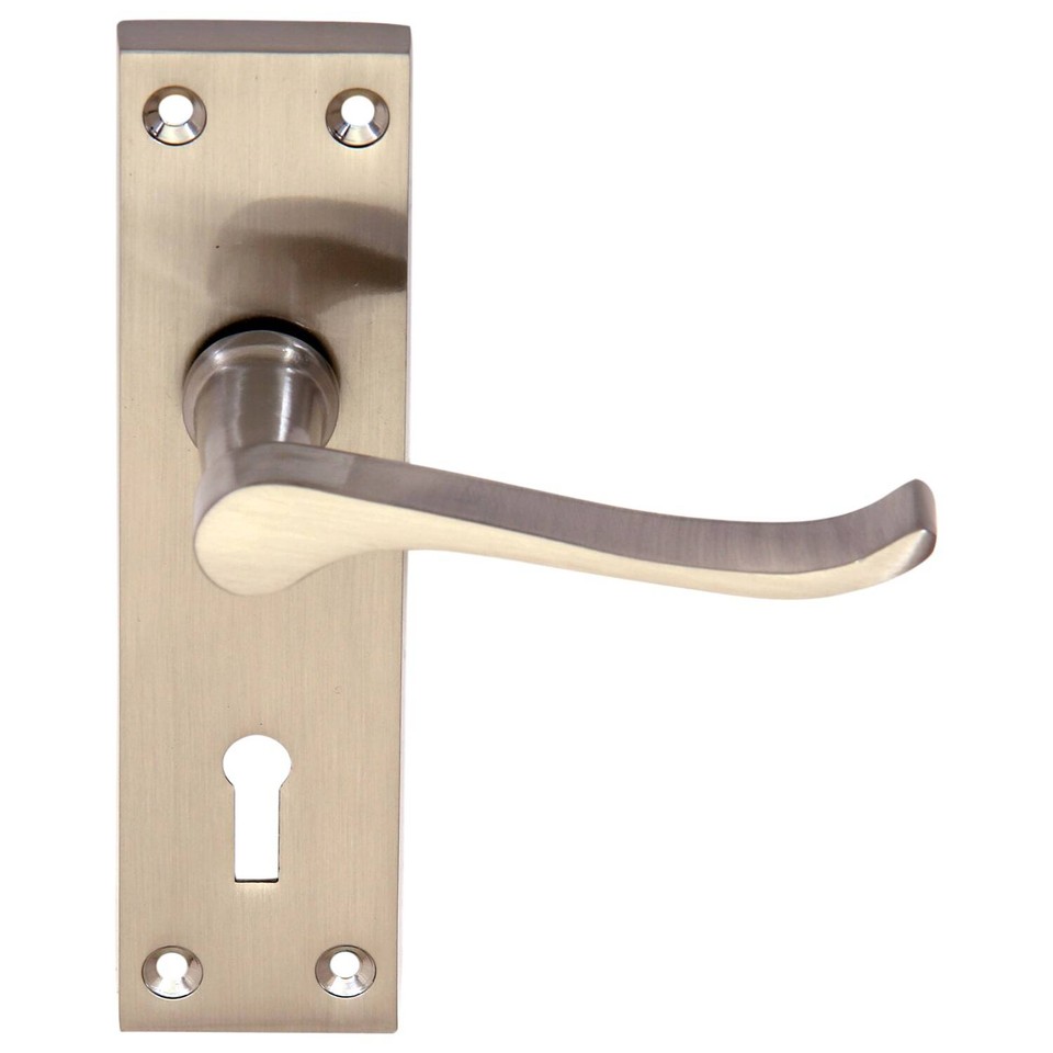 Dale Victorian Scroll Lever Internal Door Handles Latch Privacy Lock ...