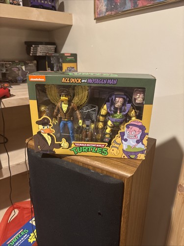 NECA Teenage Mutant Ninja Turtles Ace Duck and Mutagen Man Action ...