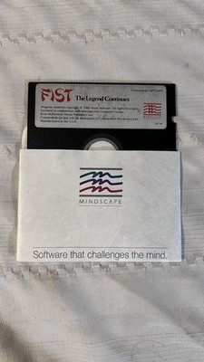 WORKING Fist The Legend Continues Commodore 64 128 C64 Floppy Disk Game ...