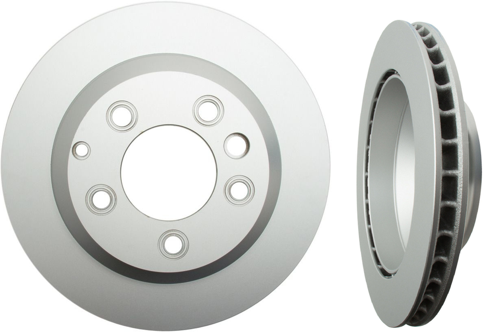 2 ATE REAR Brakes Disc Rotor Kit BACK TEXTAR Brake Pad Set for VW ...