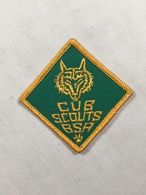 1950's Cub Scout Pack Assistant Cubmaster twill gauze back BSA Rank ...
