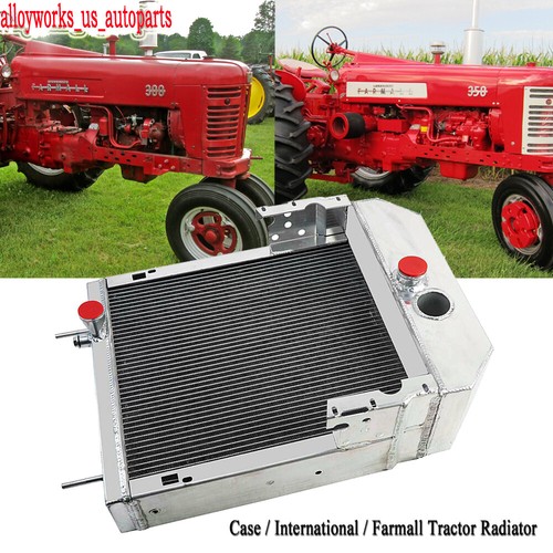 Upgraded 4 Row Radiator For Case International Farmall Tractor 300 350 ...