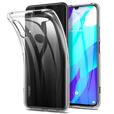 2PCS Phone Cases Huawei Honor 9X Pro Lite Premium Soft TPU Shockproof ...