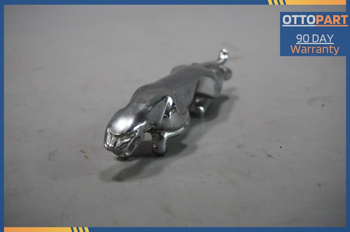 Jaguar 5quot Chrome Spring Loaded Hood Mascot Leaper Logo S X Jaguar